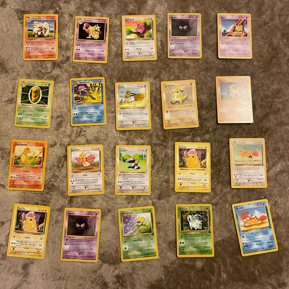 Pokemon | Games | Lot Of 2 Vintage 998 Pokemon Cards | Poshmark